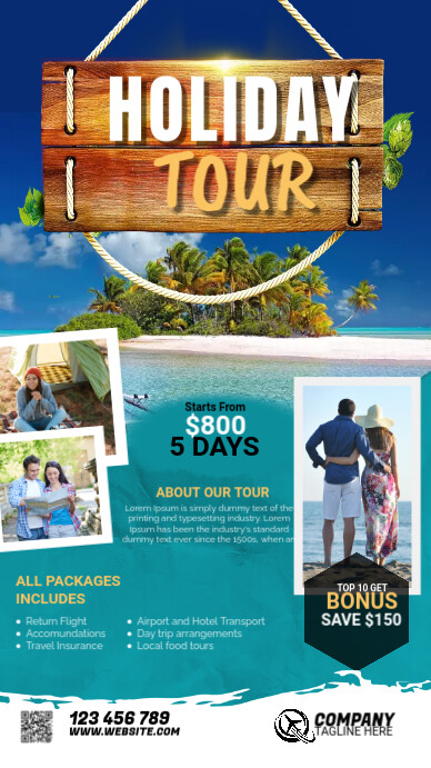 Travel WhatsApp Status Template | PosterMyWall