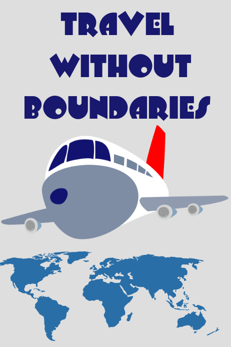 Travel without boundaries Template | PosterMyWall