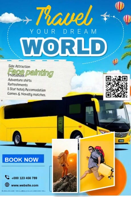 Copy of Travel YOur Dream World | PosterMyWall