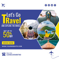 Travel Template Instagram post for free | PosterMyWall