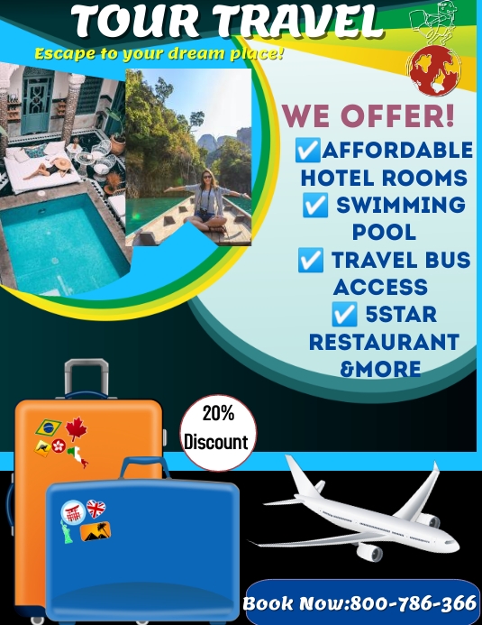 Travelingflyers Template | PosterMyWall