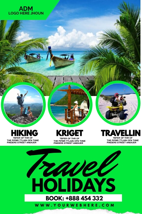 travelling flyer Template | PosterMyWall
