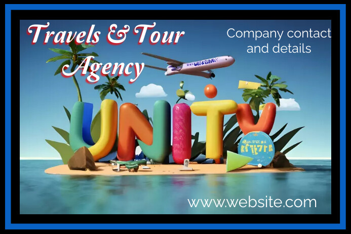 Travels and Tour Agency poster Template | PosterMyWall