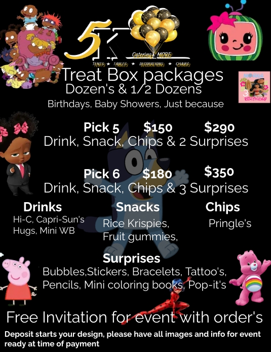 Copy of Treat package | PosterMyWall