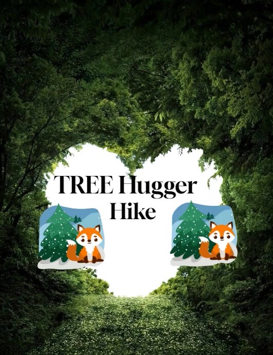 tree hugger hike flyer Template | PosterMyWall