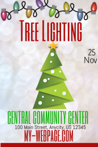 Christmas Tree Lighting Template | PosterMyWall