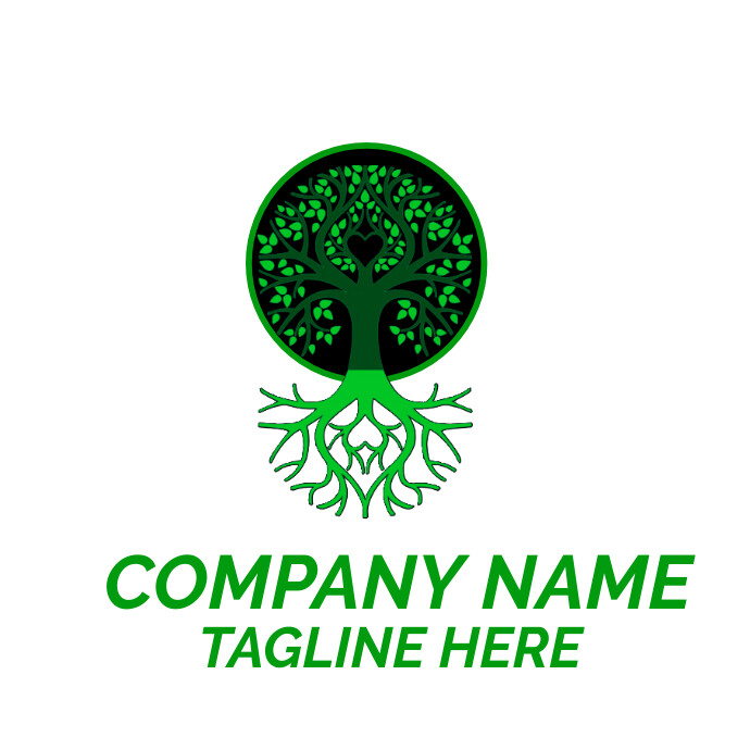 tree logo, healing energy and pharmacy logo, Template | PosterMyWall
