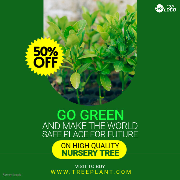 Tree Plant Sale Post Template | PosterMyWall