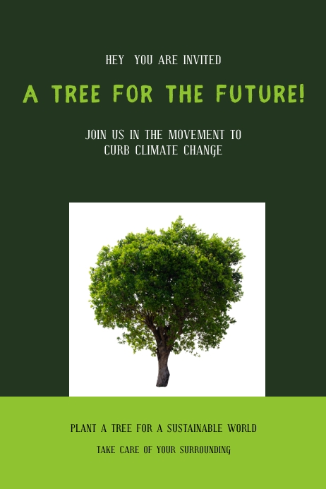 TREE PLANTING POSTER (1) Template | PosterMyWall