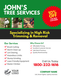 Tree Service Flyer Template | PosterMyWall