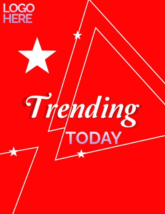 Trending today flyer Template | PosterMyWall