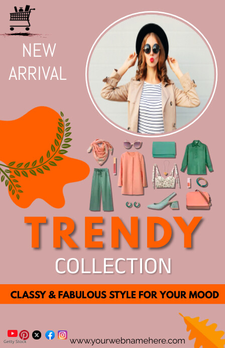 Copy of Trendy Fashion Collection Template | PosterMyWall