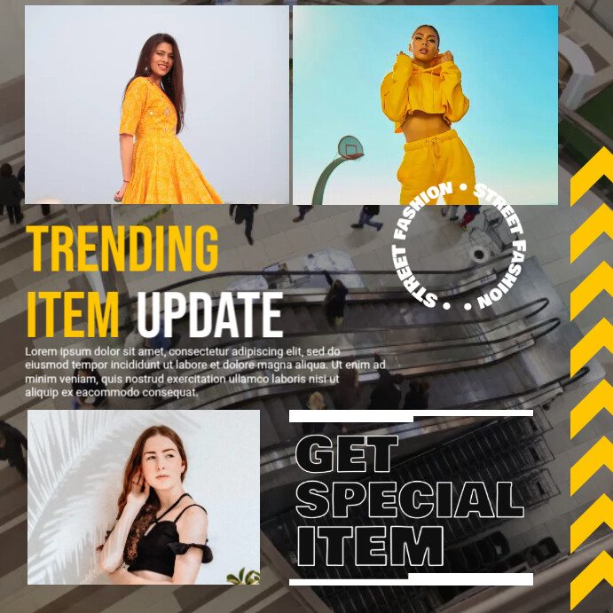 Trenging Item Update AD Template | PosterMyWall