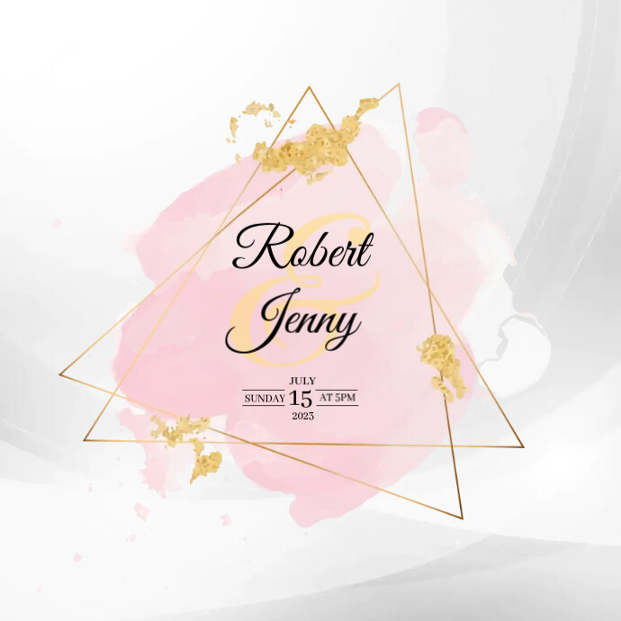 Triangle Pink Tags Template | PosterMyWall