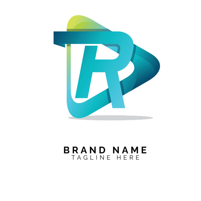 Triangle R logo Template | PosterMyWall