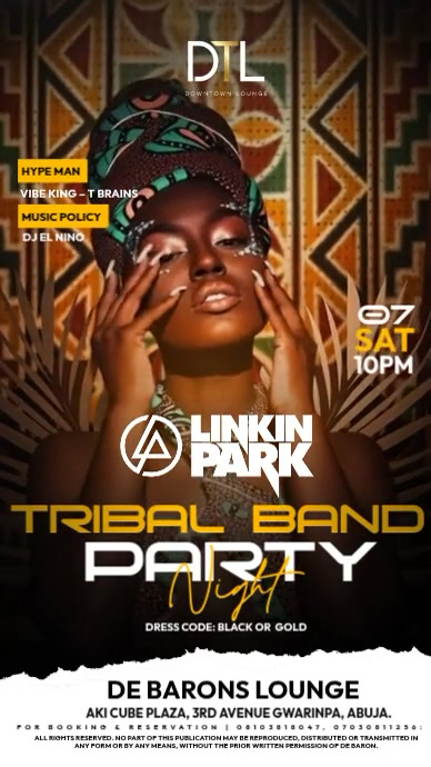 Tribal Vibe Night Template | PosterMyWall