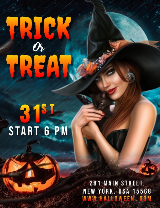 Copy of Trick Or Treat Ads | PosterMyWall