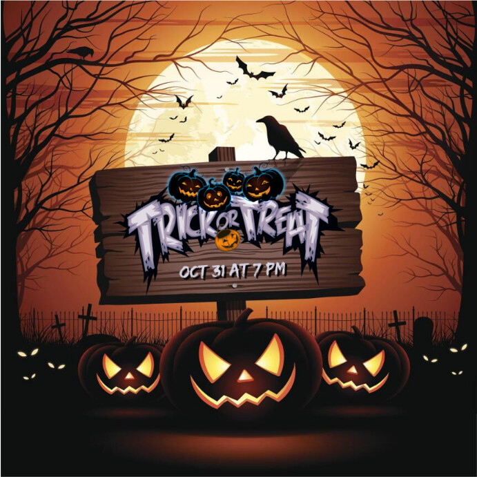 Trick or Treat Template | PosterMyWall