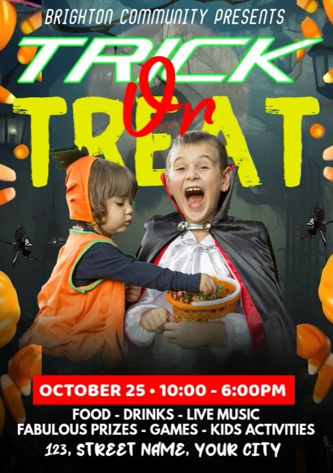 trick or treat Template | PosterMyWall