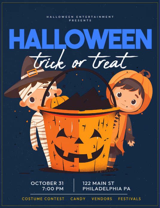 Purple Halloween Event Flyers Template | PosterMyWall