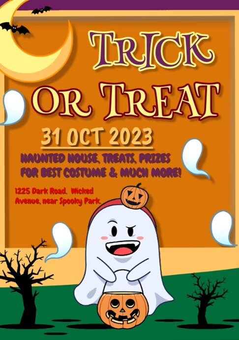 trick or treat Template | PosterMyWall