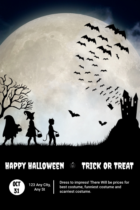 Trick or treat Template | PosterMyWall