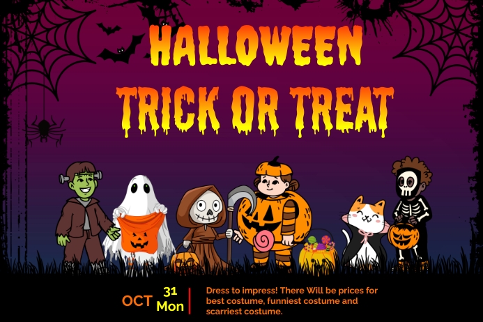 Trick or Treat Template | PosterMyWall