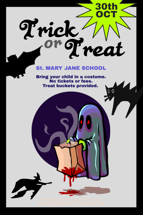 trick or treat Template | PosterMyWall
