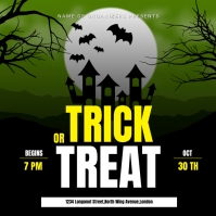 Trick or treat kids Halloween flyer Template | PosterMyWall