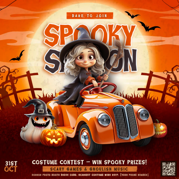 Trick Or Treat Instagram Post Template | PosterMyWall