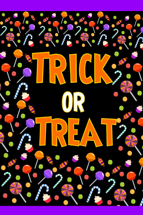 Copy of Trick Or Treat Poster | PosterMyWall