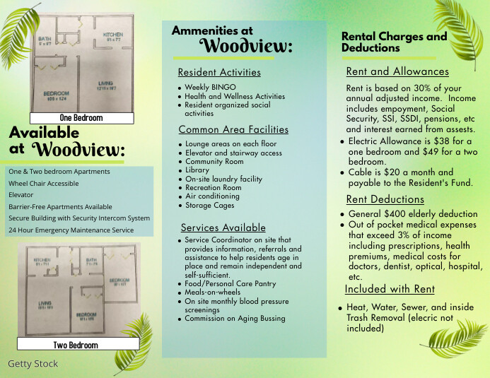 Modèle Brochure à Trois Volets Complexe D'appartements | PosterMyWall