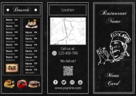 Trifold Restaurant Menu First 1 Page Template | PosterMyWall