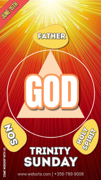Trinity Sunday Template | PosterMyWall