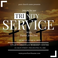 Modèle trinity sunday flyer | PosterMyWall