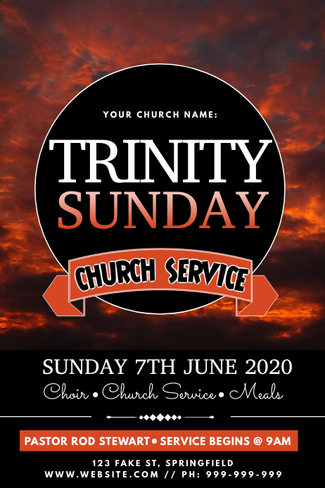 Trinity Sunday Poster Template | PosterMyWall