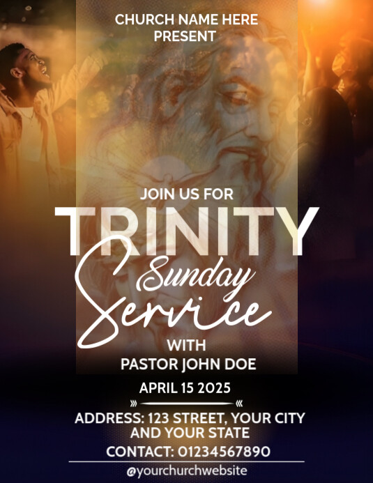 Trinity Sunday Template Flyer (us Letter) | PosterMyWall