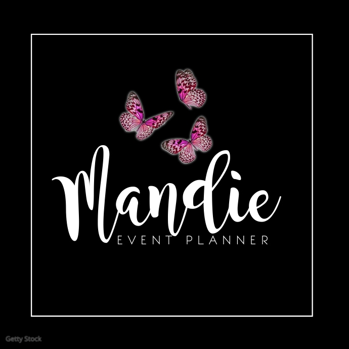 Triple Butterfly Square Classy Event Planner Template | PosterMyWall