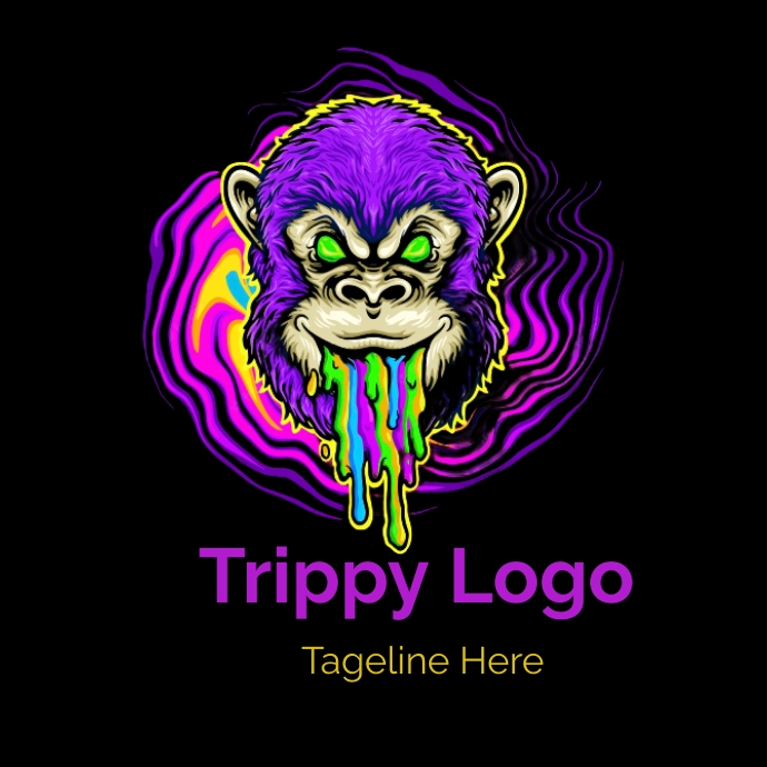 Copy of Trippy monkey logo | PosterMyWall