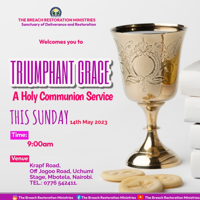 Plantilla de Triumphant Grace | PosterMyWall