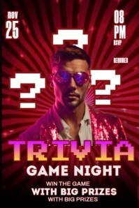 Trivia Game Poster Template | PosterMyWall