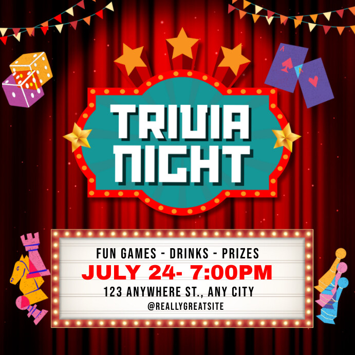 Trivia Facts Template | PosterMyWall