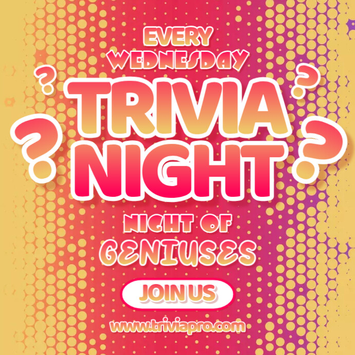Trivia Night Battle Template | PosterMyWall