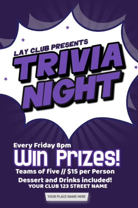 Copy of Trivia Night Competition | PosterMyWall
