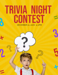 Trivia Night Contest Template | PosterMyWall