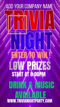 Trivia Night Instagram Reel Template | PosterMyWall