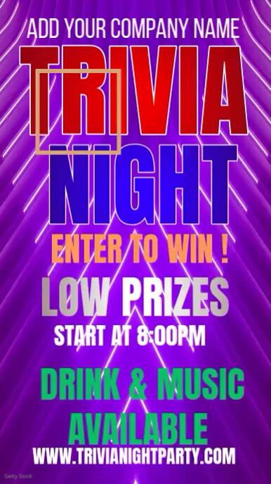 trivia Night Template | PosterMyWall