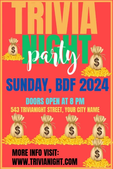 trivia Night Template | PosterMyWall