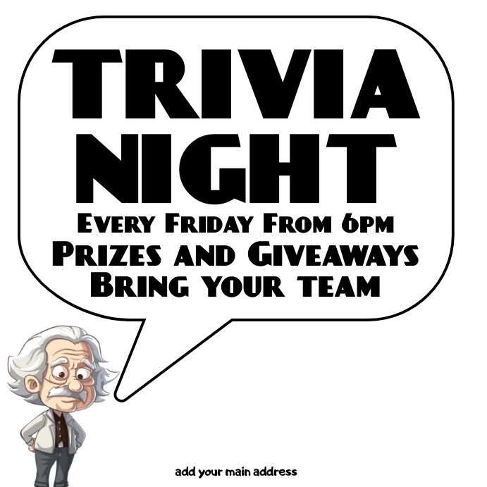 trivia night Template | PosterMyWall