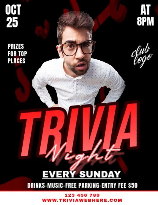 Trivia Night Template | PosterMyWall